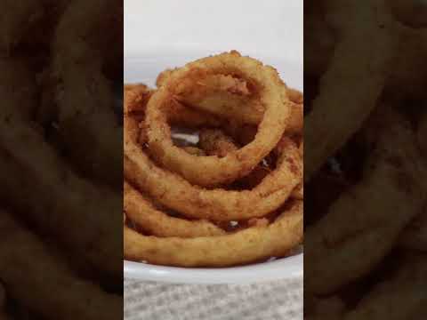 How to make onion rings #shorts