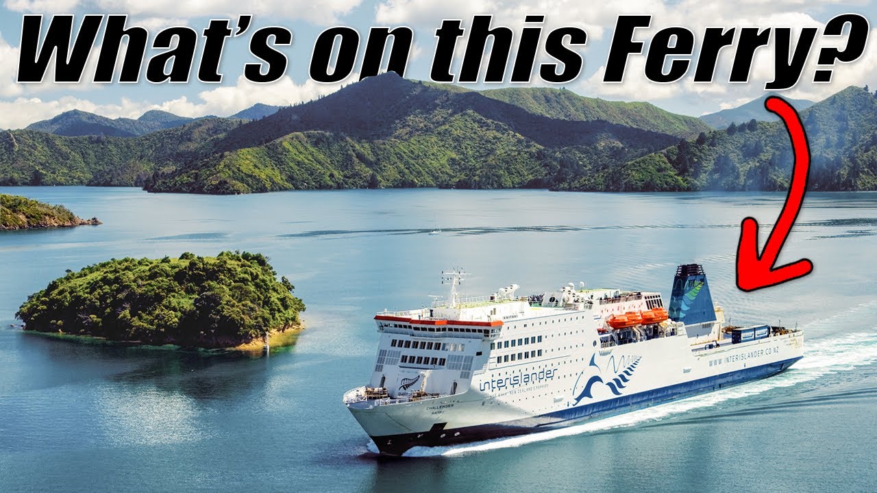 I took New Zealand’s famous ferry! 🚢