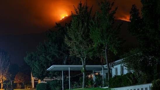 Spanish Fork fire: Videos of large fire off Legacy Farms area surface ...