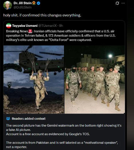 Crashed stealth bombers and paratroopers: How to spot fake war images ...