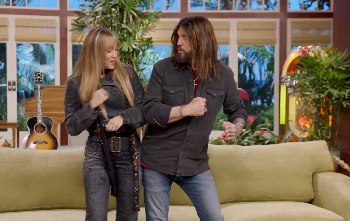 Miley Cyrus and Billy Ray Cyrus reunite for Hannah Montana anniversary