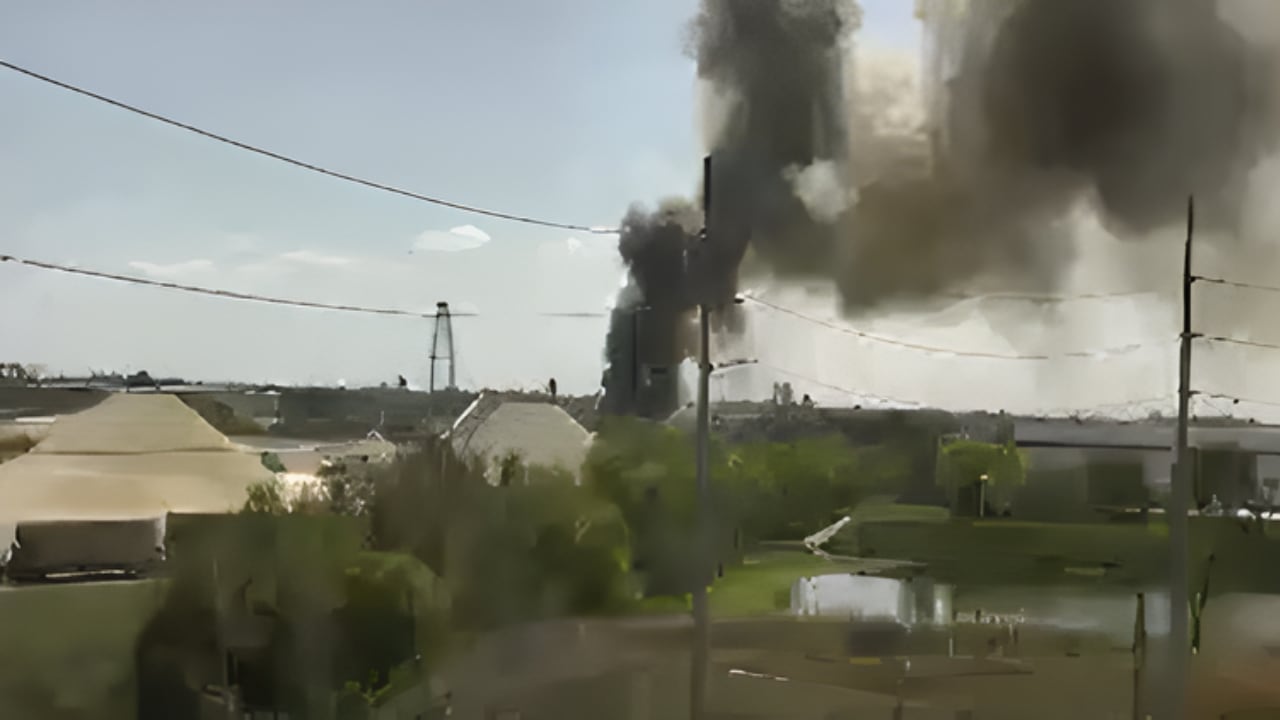 Crews battling fire in Orange County near Orange Avenue
