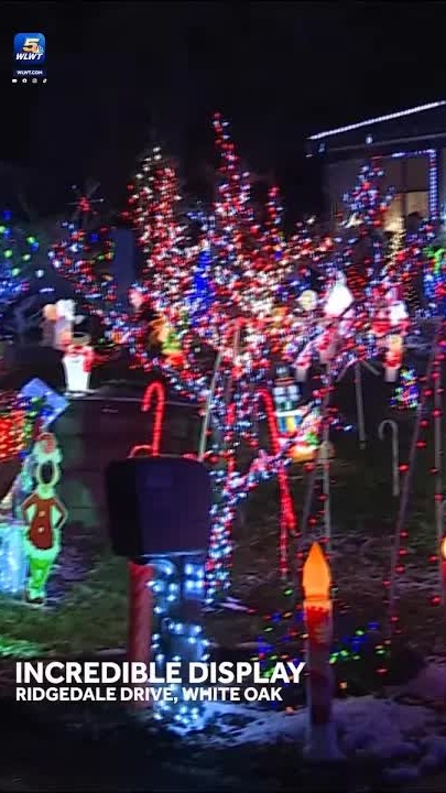 Jaw-dropping Christmas light display in Cincinnati