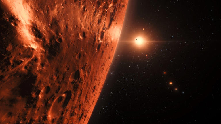 Nearby red dwarf has 4+ planets, including 1 in the habitable zone