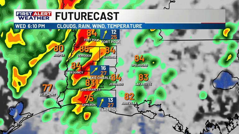 First alert forecast: Strong to severe storms expected Wednesday ...
