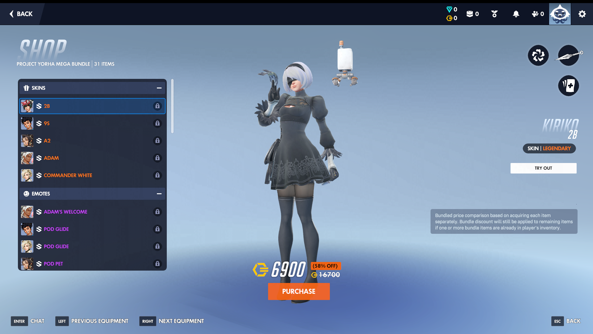 Overwatch x NieR Automata collab skins: All heroes and release date