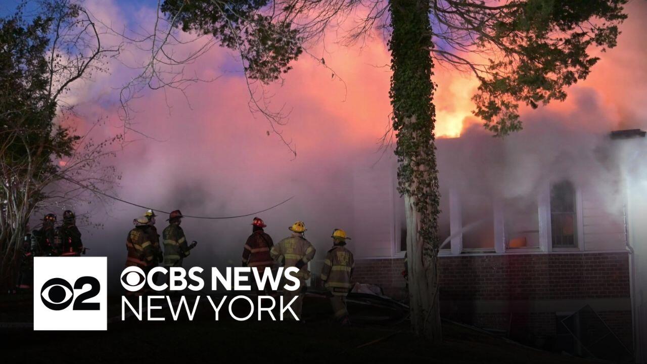 Historic Long Island elementary school badly damaged in fire