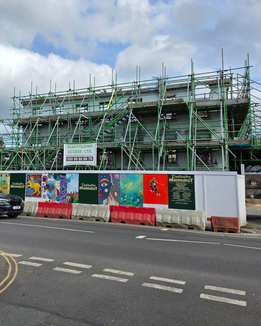 Midhurst's fire ruined hotel's future looks brighter after years of ...