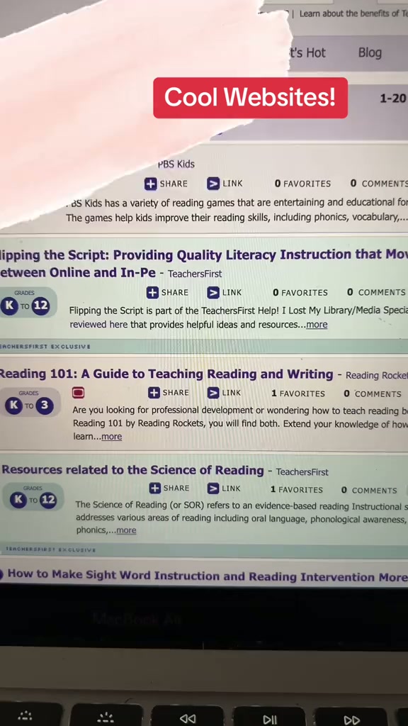 Free teacher websites to boost learning in grades 3 to 5
