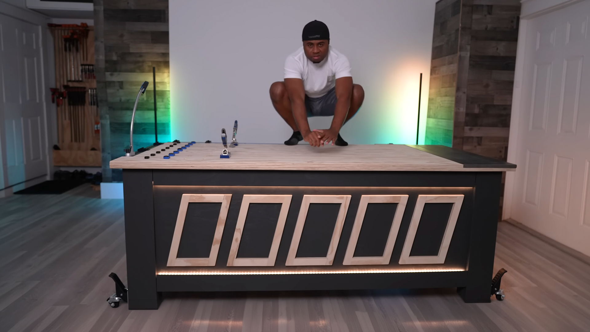 I built an epic workbench from scratch! 🛠️