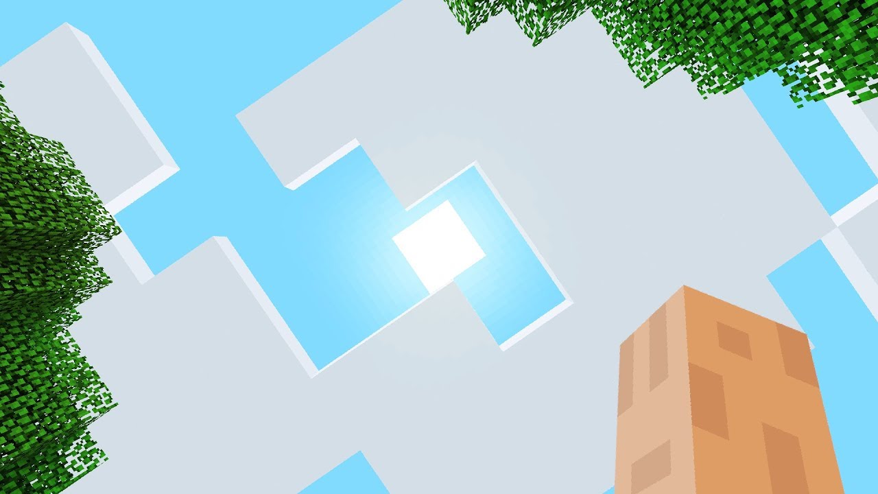Minecraft but I have to play while looking straight up
