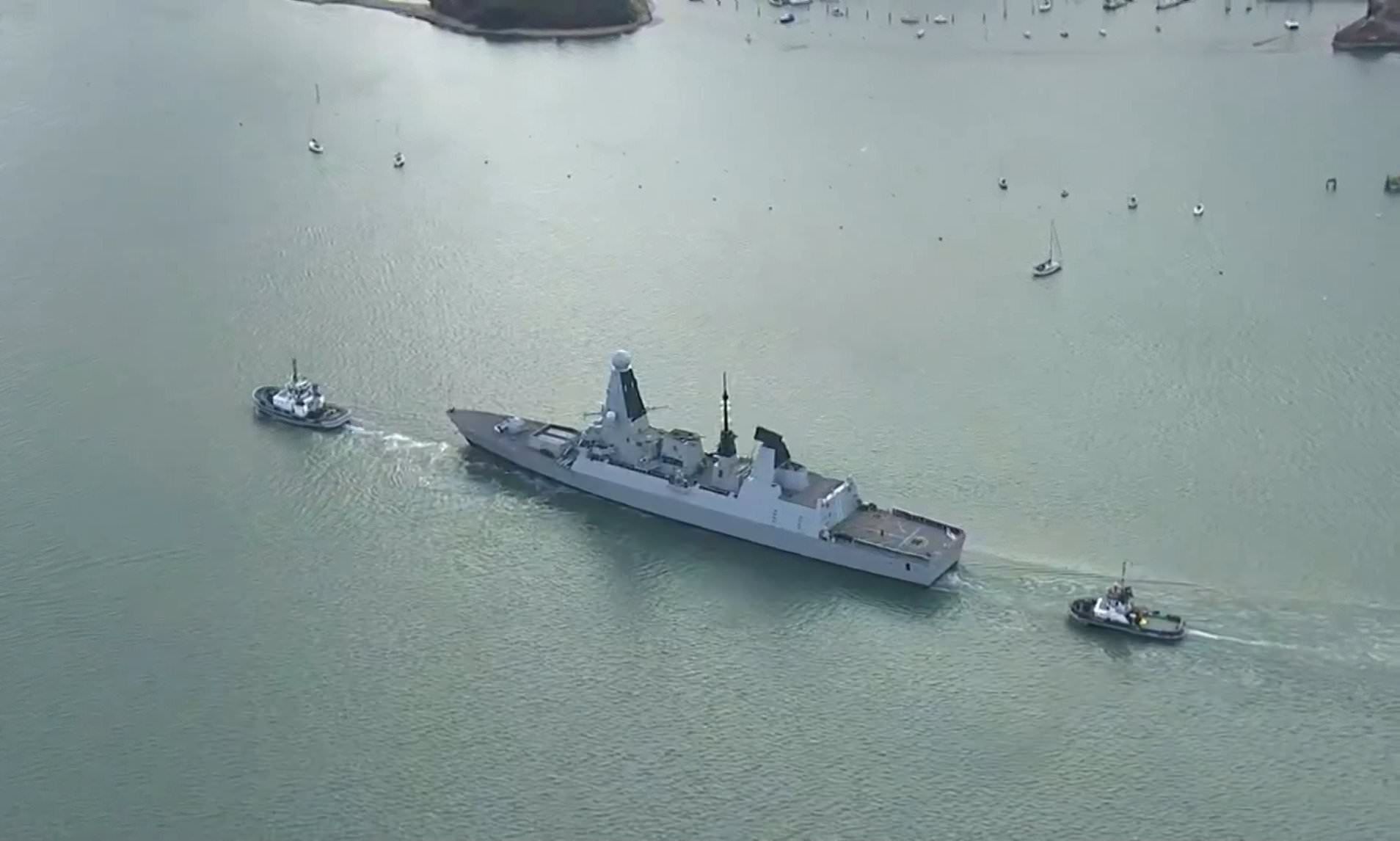 HMS Dragon races to defend Cyprus