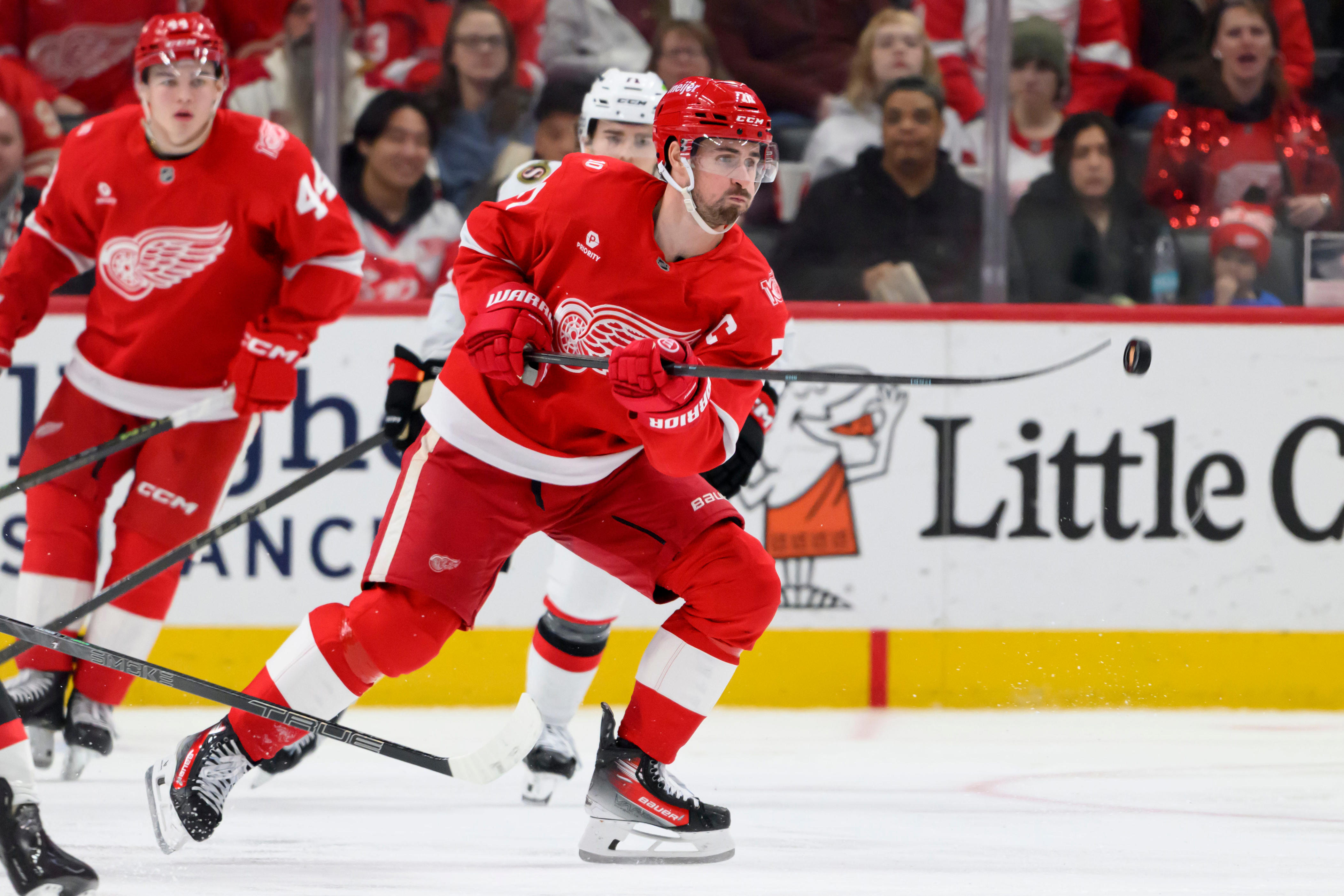 Dominik Shine, Red Wings savor his first NHL goal: 'Means the world'