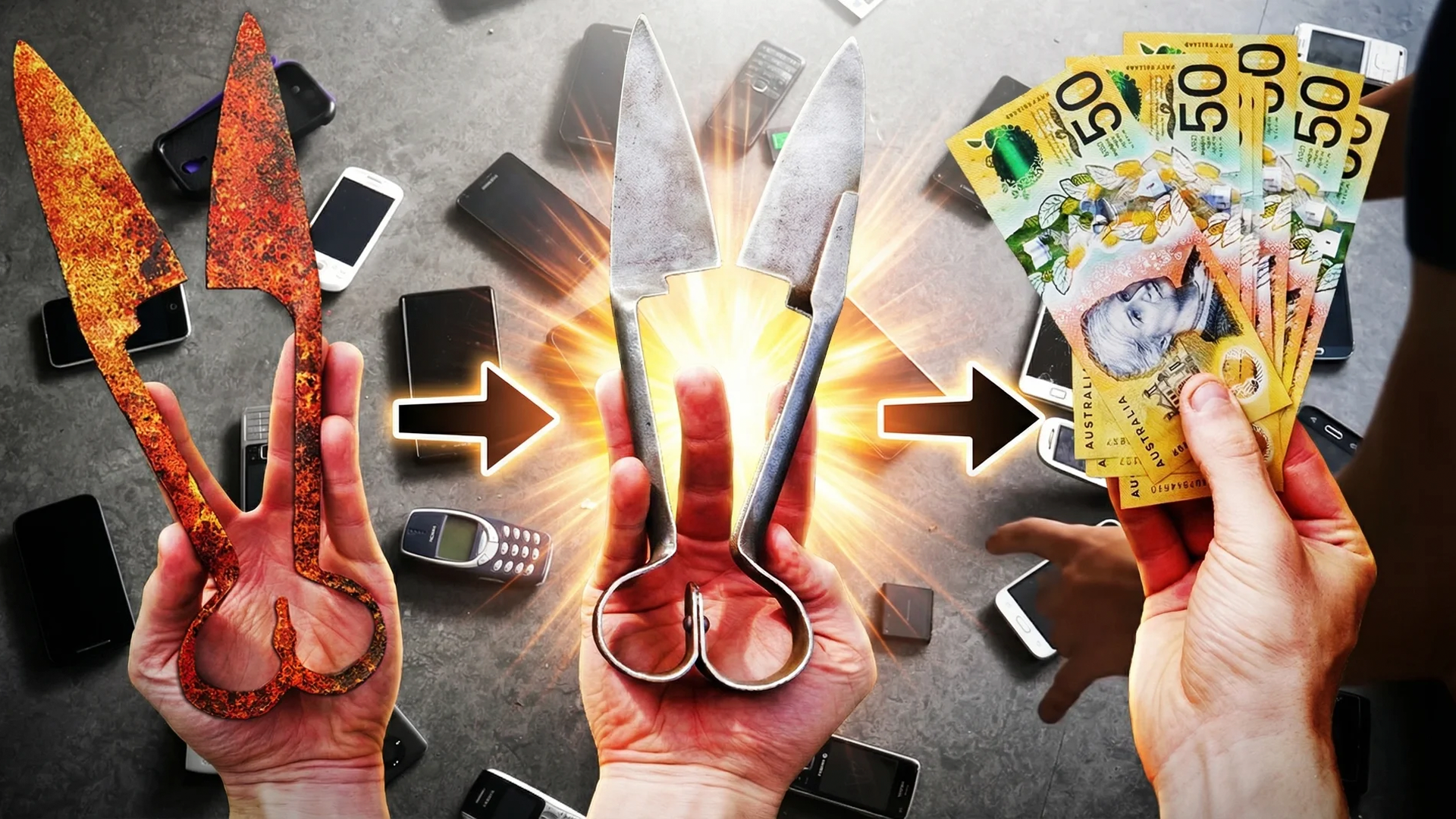 Earnings from repairing tools