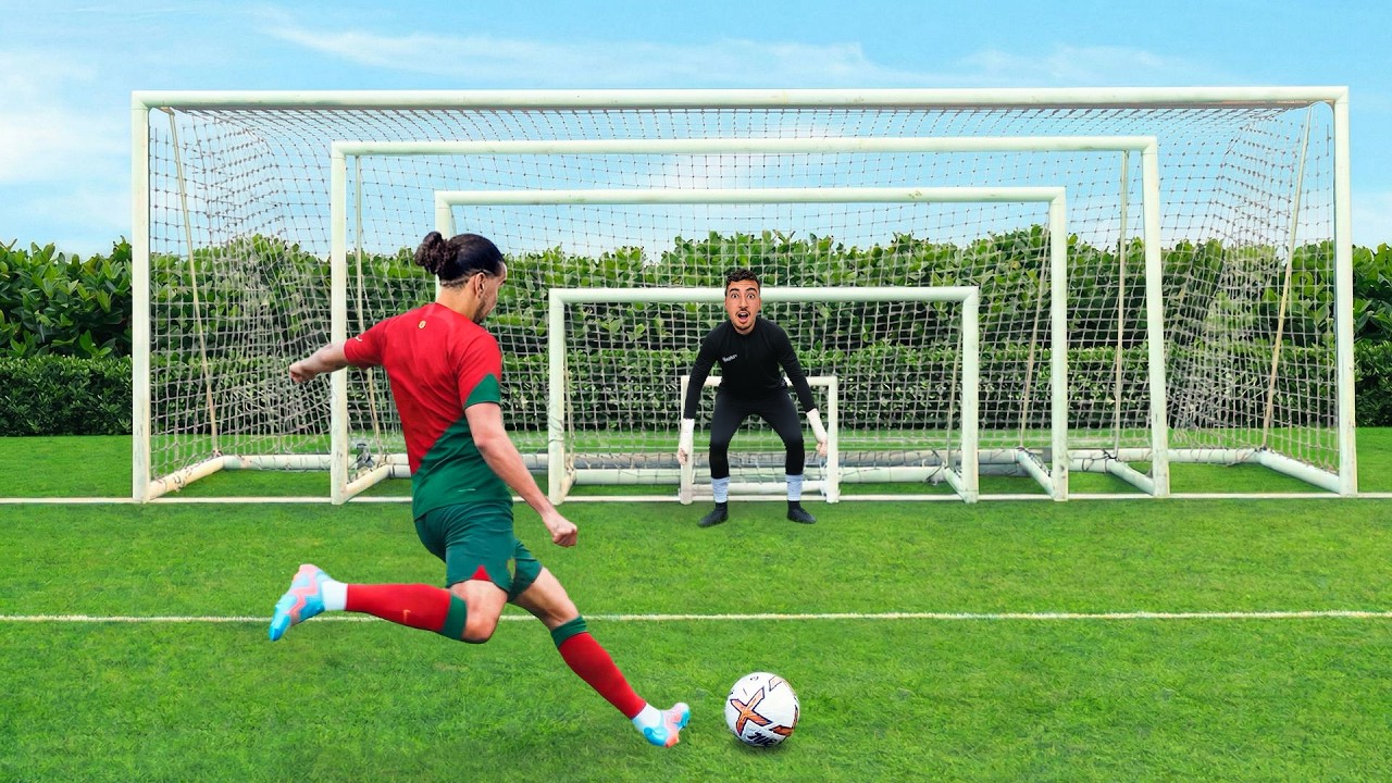 À chaque but, la cage rétrécit! ⚽️