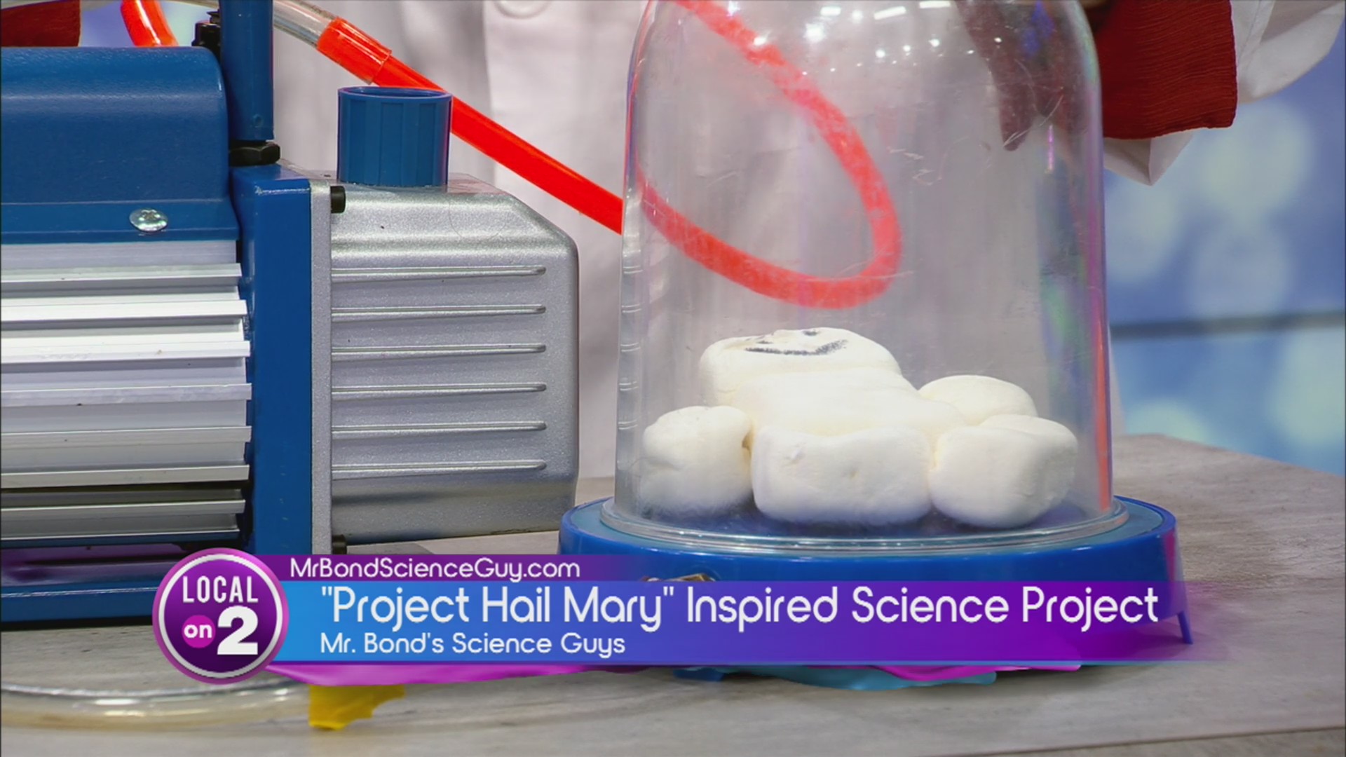 Mr. Bond's science guys: Project Hail Mary inspired experiment