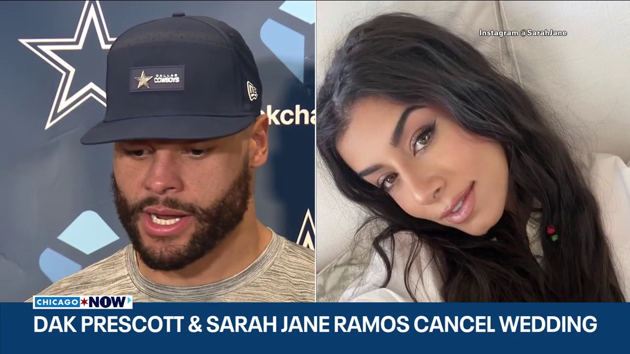 TMZ: Dak Prescott, Sarah Jane Ramos cancel Lake Como wedding | ChicagoNOW