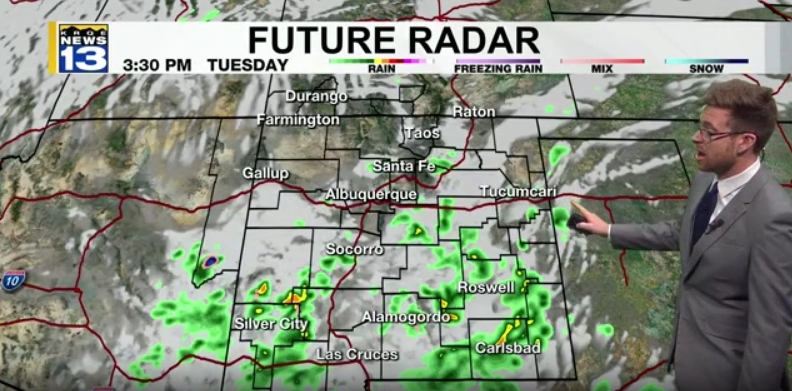 Dry weather returns after Tuesday rain in New Mexico
