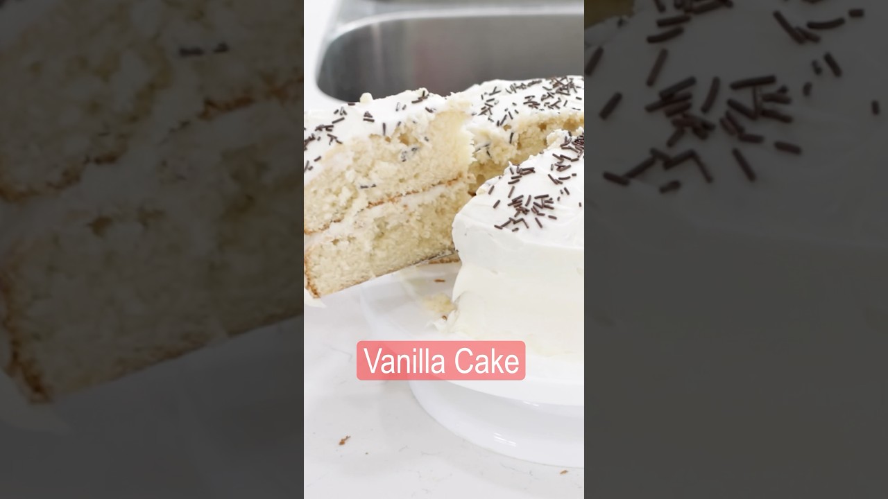 Easy delicious vanilla cake recipe
