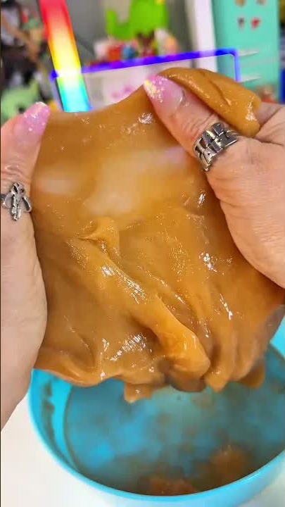 Chip n’ squish slime cookie skillet #asmr #slime