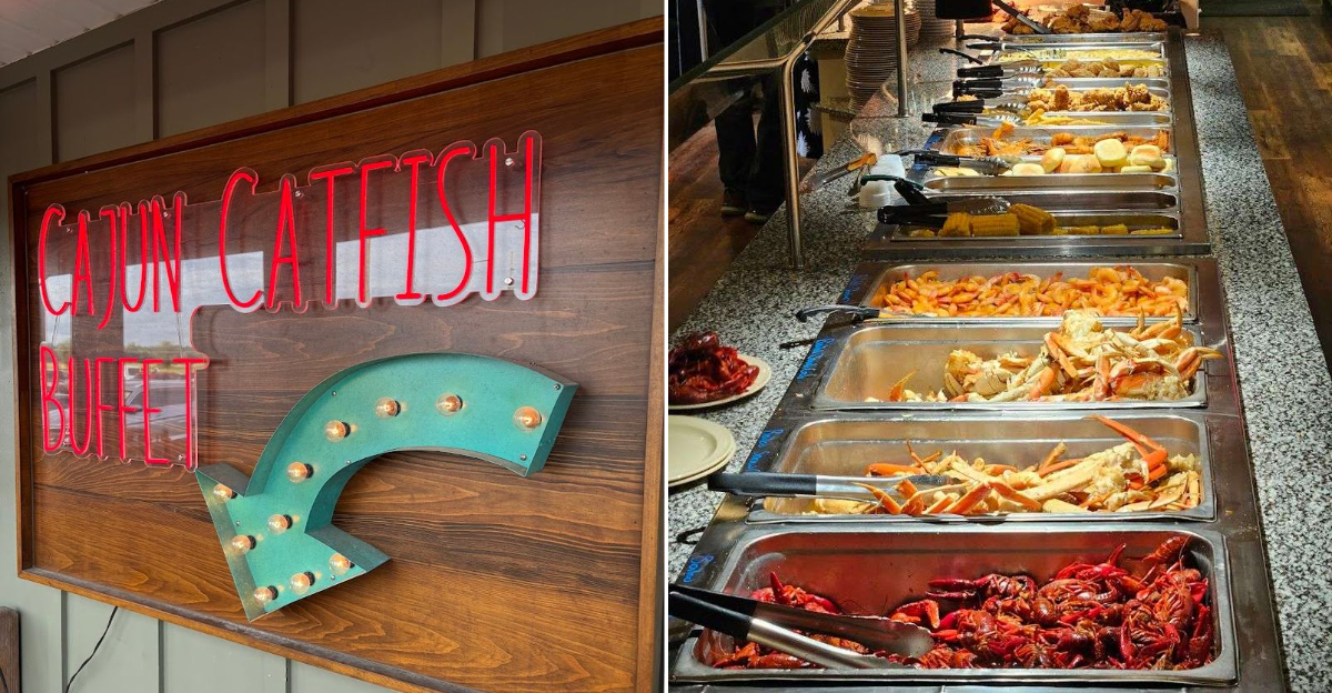 This Louisiana seafood buffet brings big Cajun energy with crab legs ...