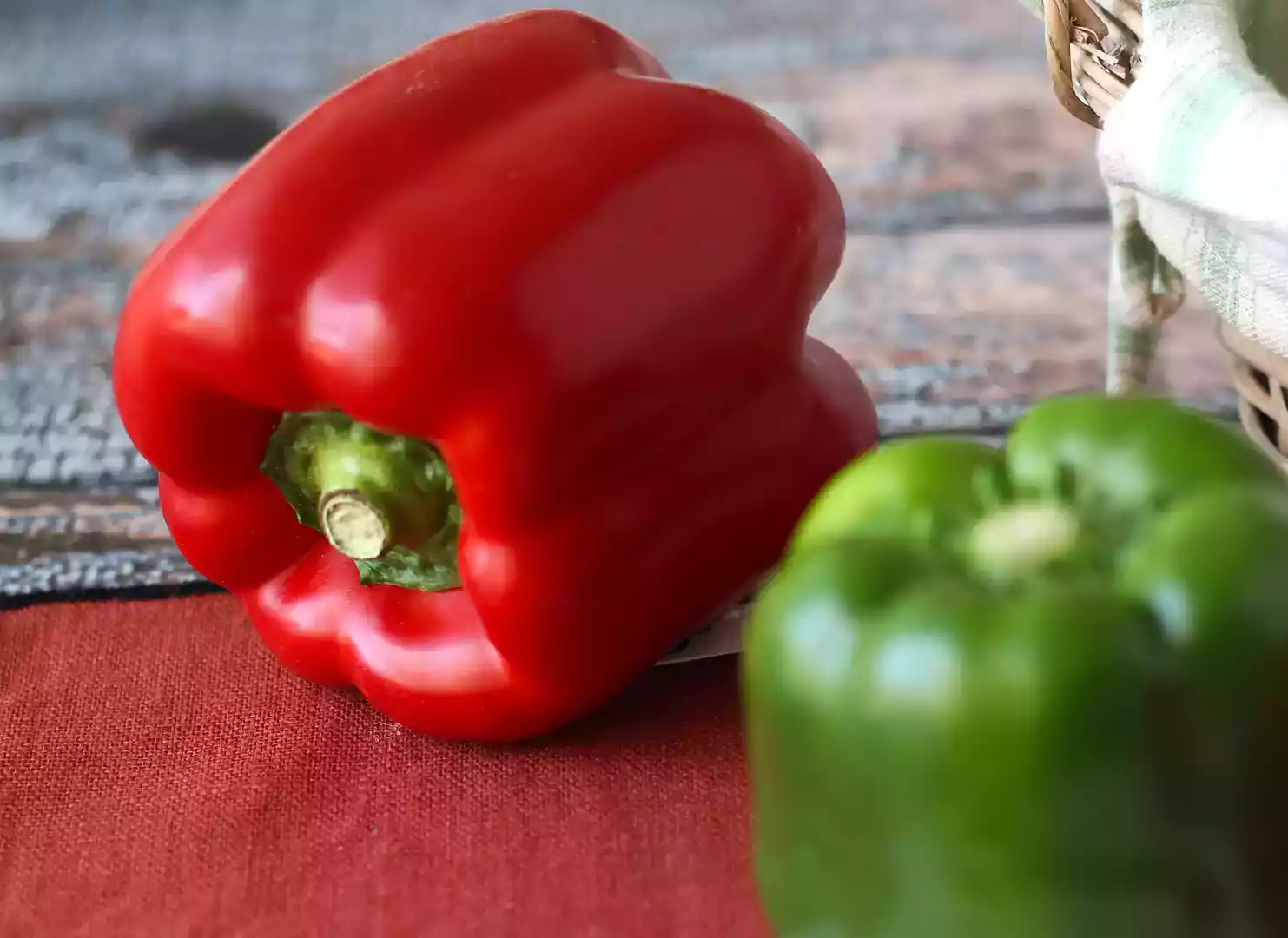 How do I peel baked peppers?