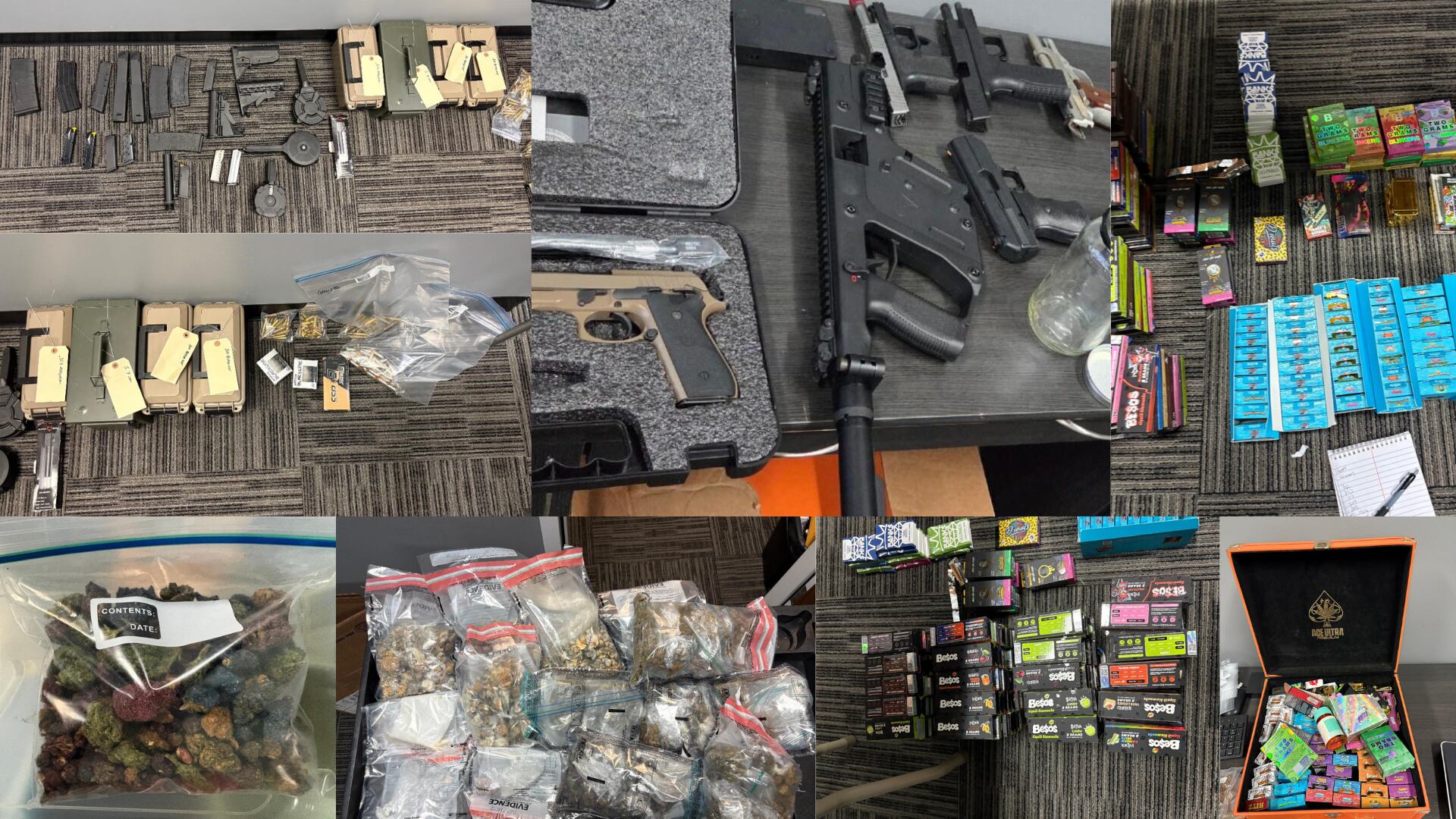 Dozens of firearms, 'weapon of mass destruction' seized in Mecklenburg ...