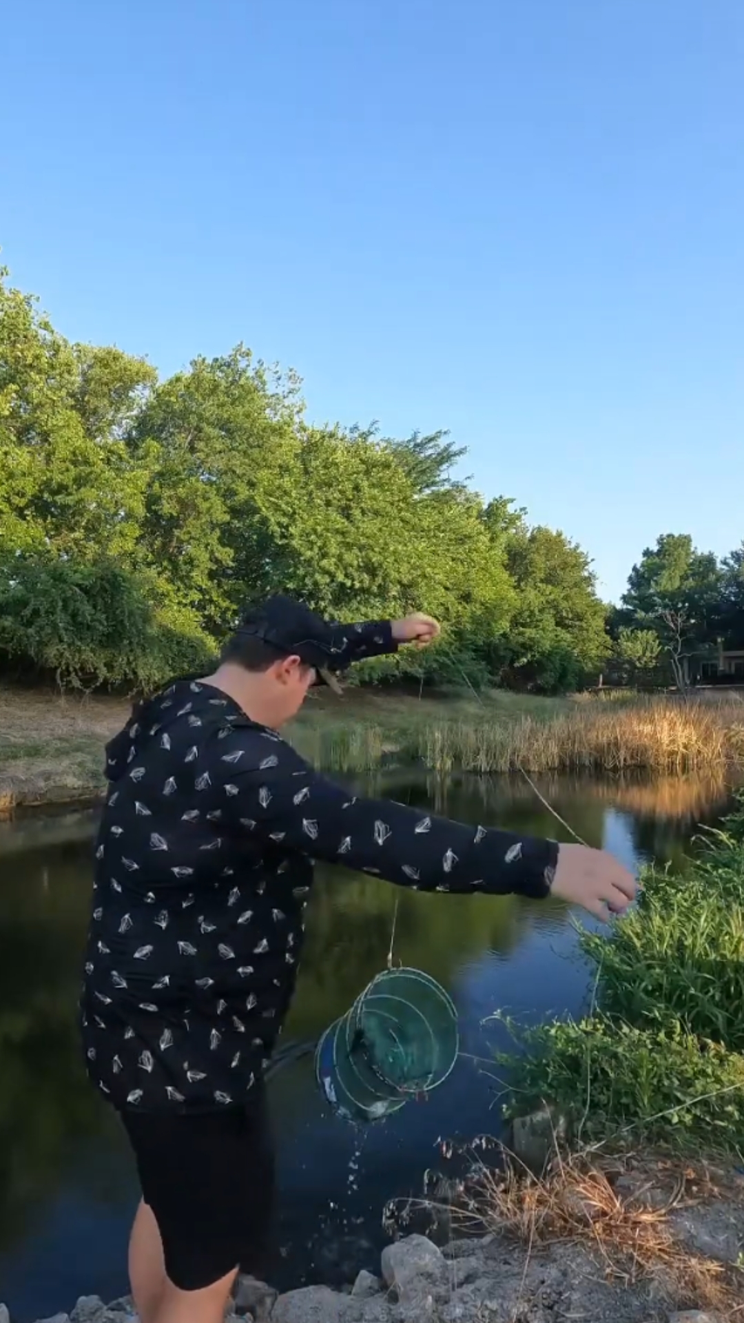 Catching live bait using canned tuna: easy fishing trick