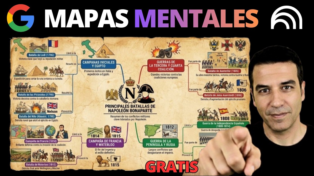 Mapas mentales aburridos de NotebookLM? Así lo soluciona Gemini