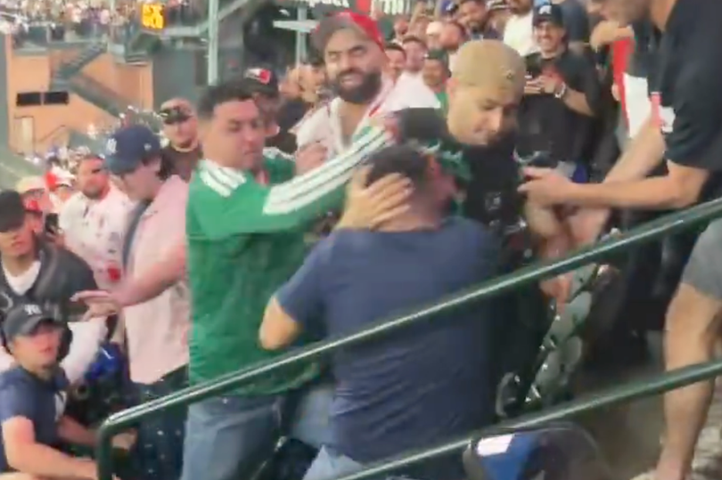 Team USA and Mexico fans brawl in stands during heated World Baseball ...