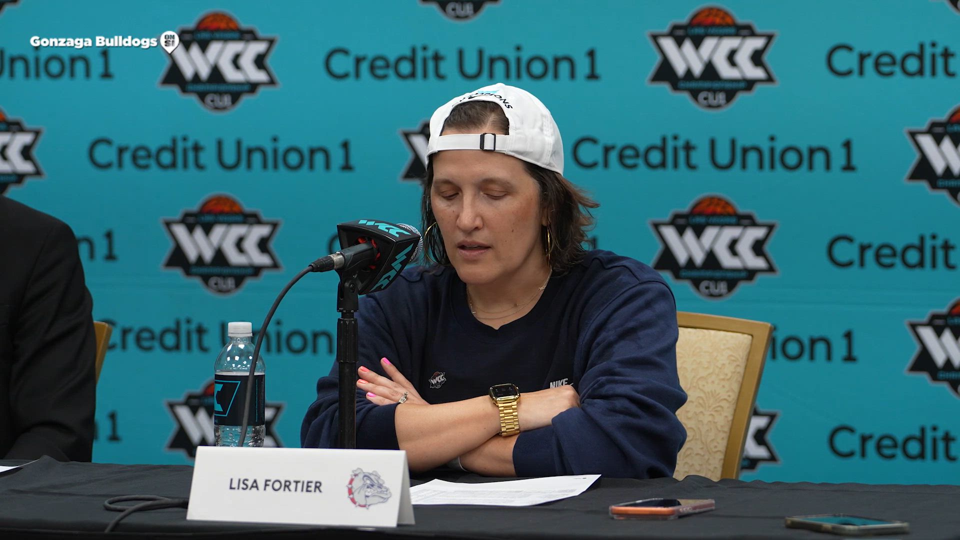 What Gonzaga women's basketball coach Lisa Fortier said after the WCC ...