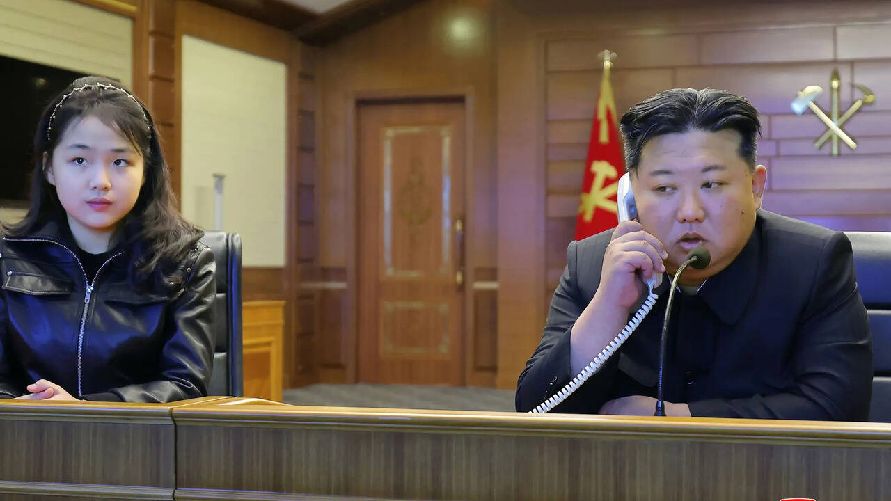 Kim Jong Un and daughter observe North Korean cruise missile tests amid ...
