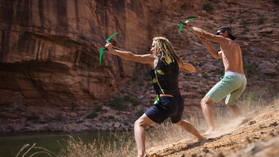 Archery trick shots competition