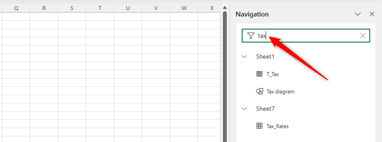 Microsoft Excel's navigation pane is more useful than you think