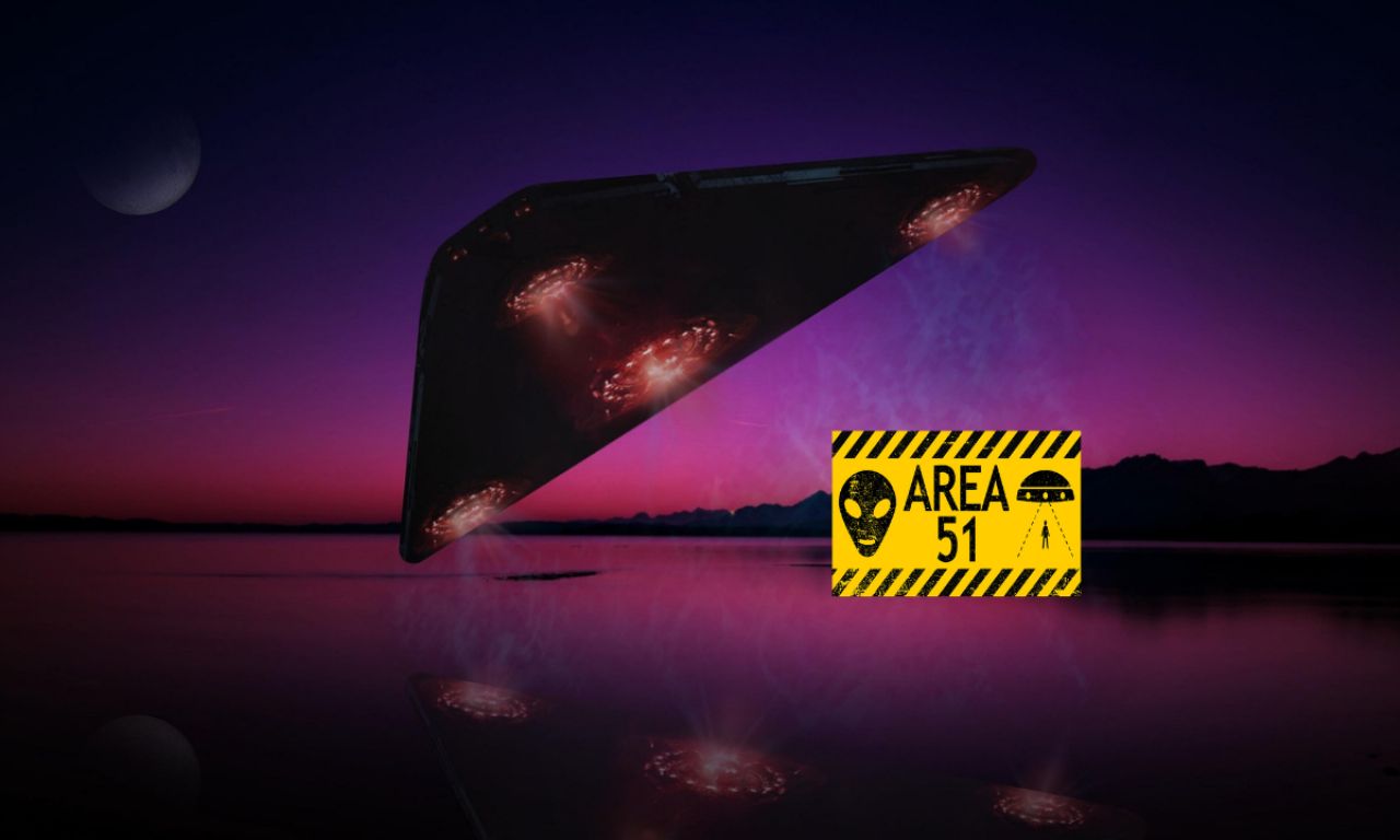 ¿OVNI o tecnología militar? Captan misteriosa nave triangular vista ...