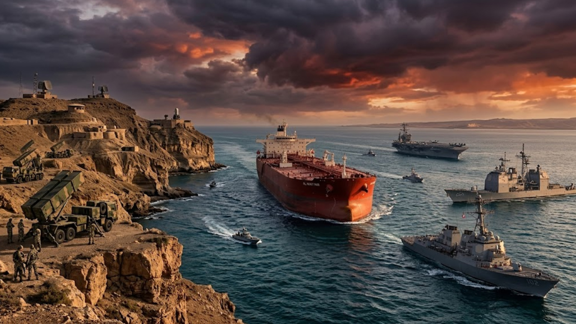 United States and Iran clash over the Strait of Hormuz