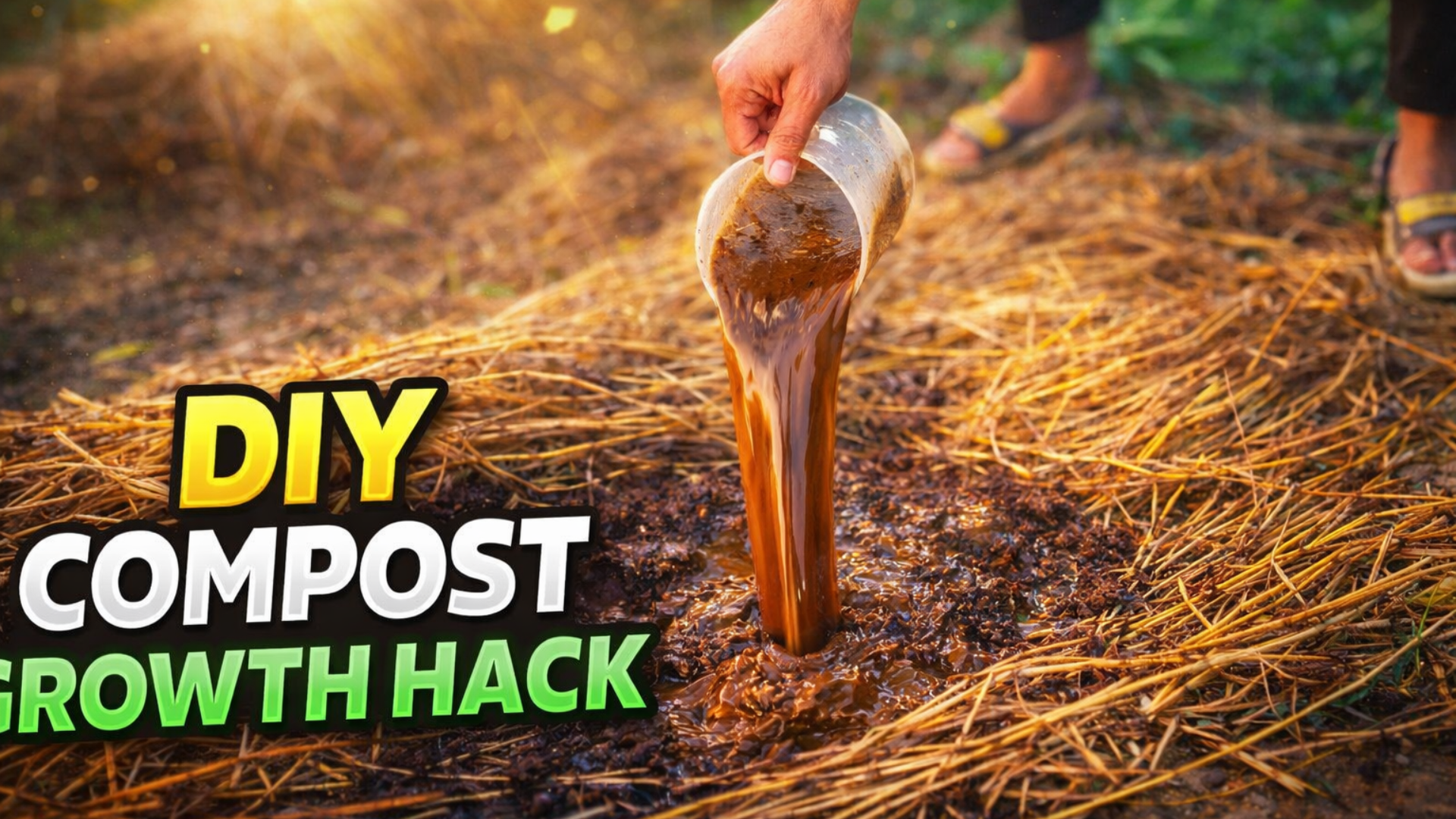 Make compost 5x faster at home using this simple homemade liquid!