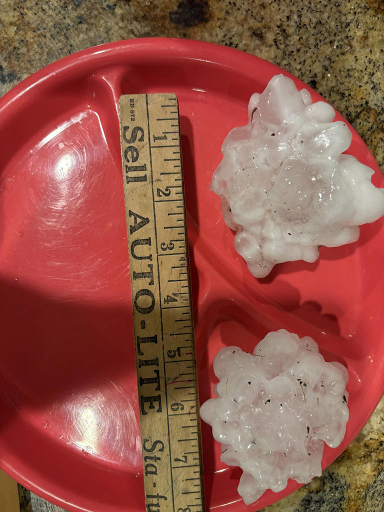 Reports: Hail size totals across the Kansas City metro