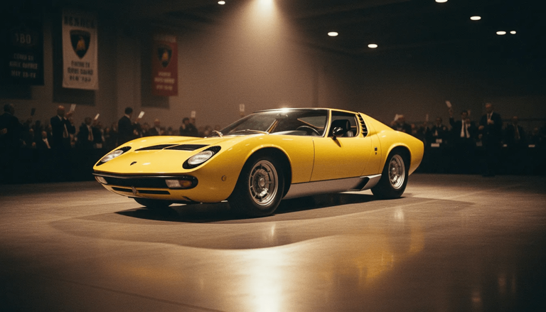 $6.6M Lamborghini Miura: The 1972 supercar that just smashed its ...