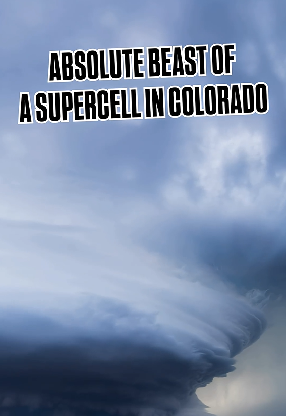 Mothership supercell spotted | Tornado storm chasing footage
