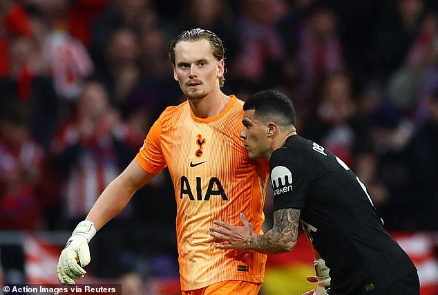 Antonin Kinsky makes two woeful mistakes on Champions League debut and ...