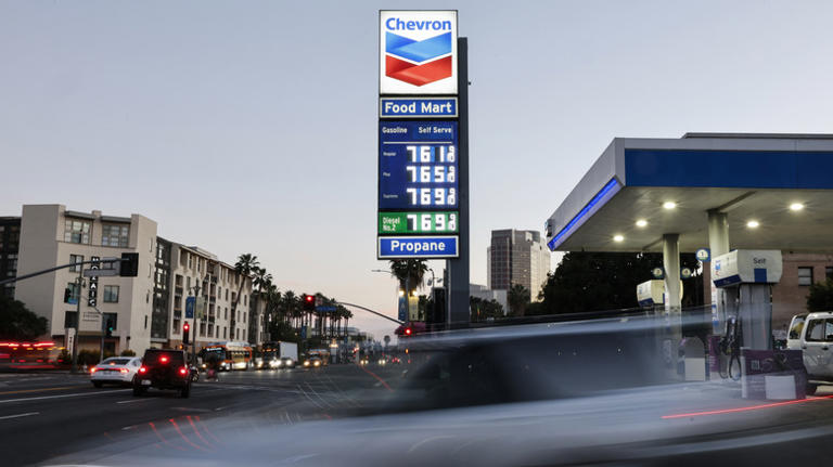 Gas just hit $8 a gallon in this major US city