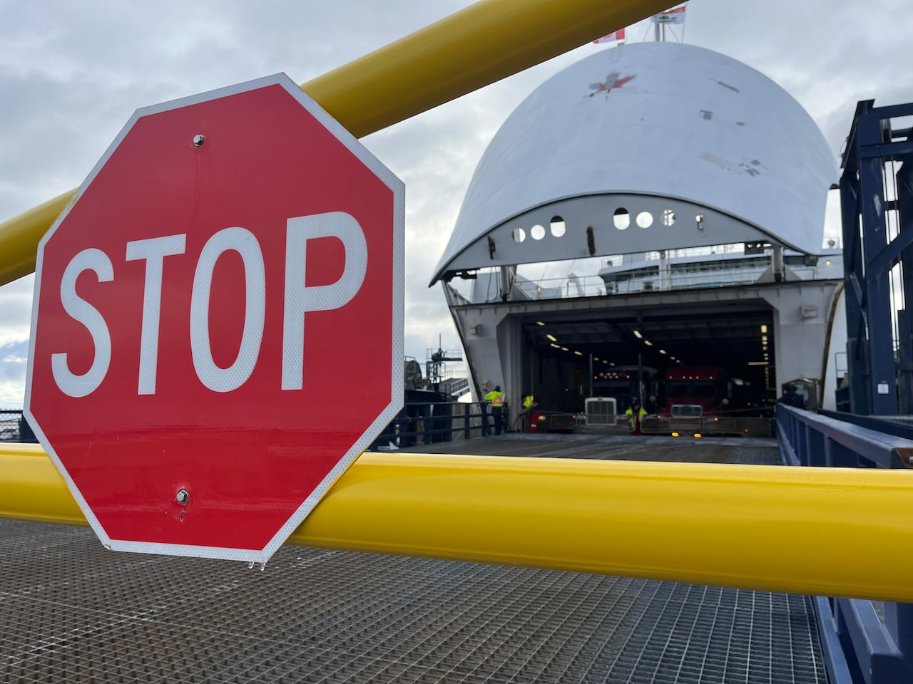 Work on a new ferry for NS.-PEI run on pause since last summer