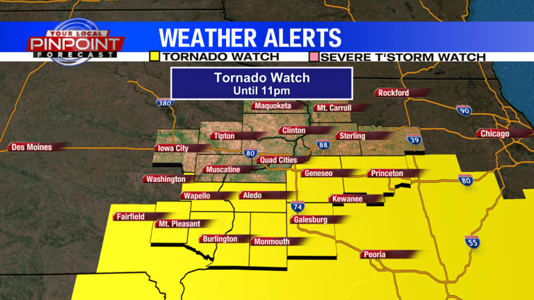 Wild night of weather across the QCA