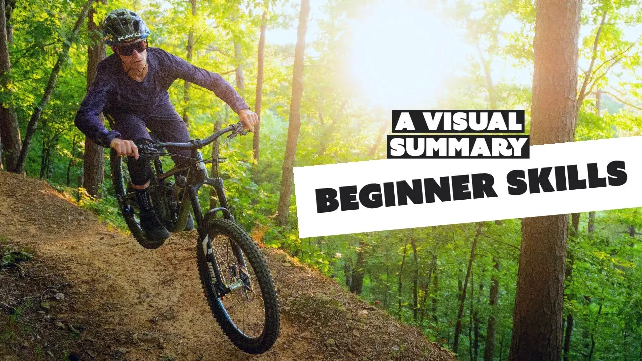 Beginner mountain biking skills, a step-by-step visual guide