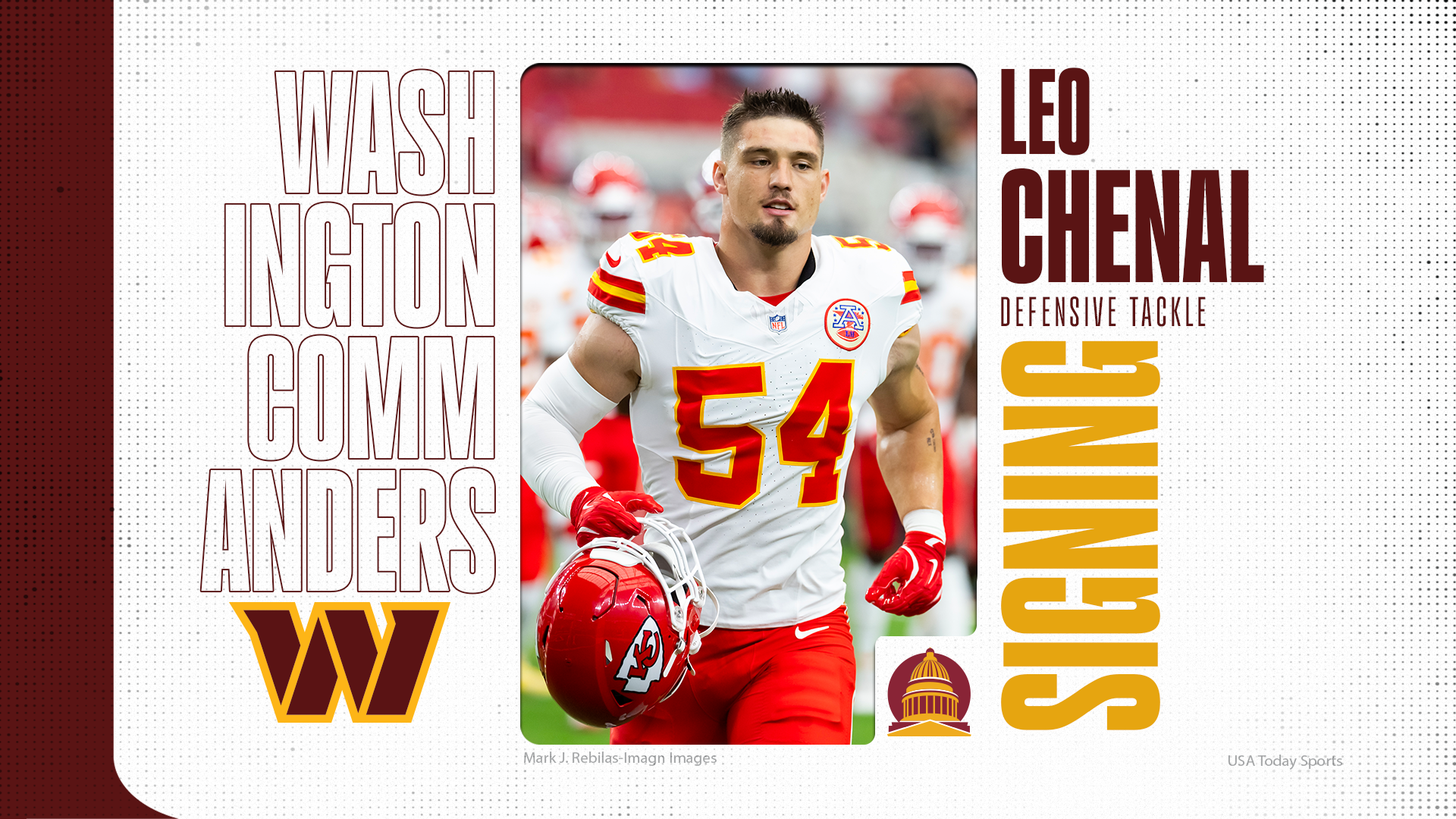 Report: Ex-Kansas City Chiefs LB Leo Chenal to sign with Commanders