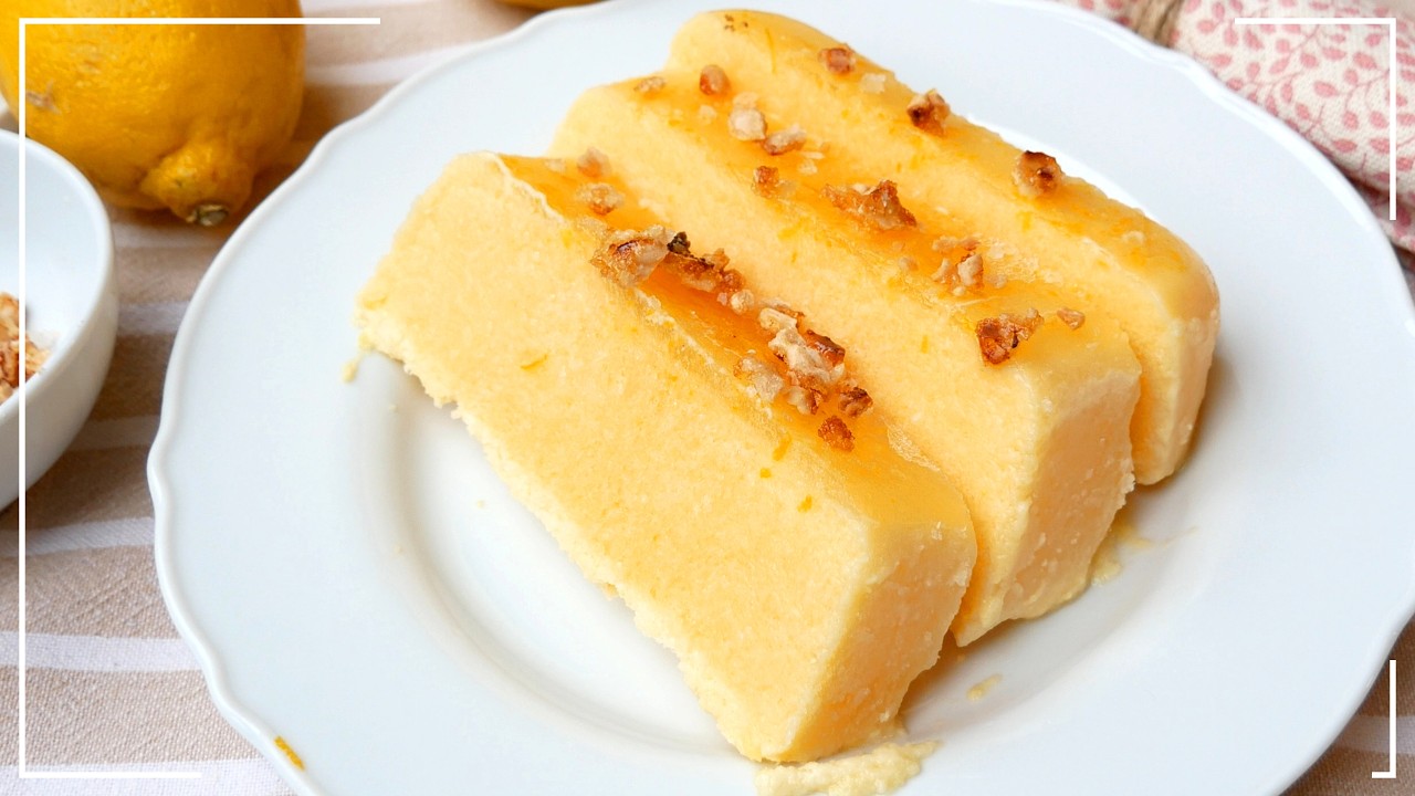 Postre cremoso de naranja sin horno con solo 5 ingredientes