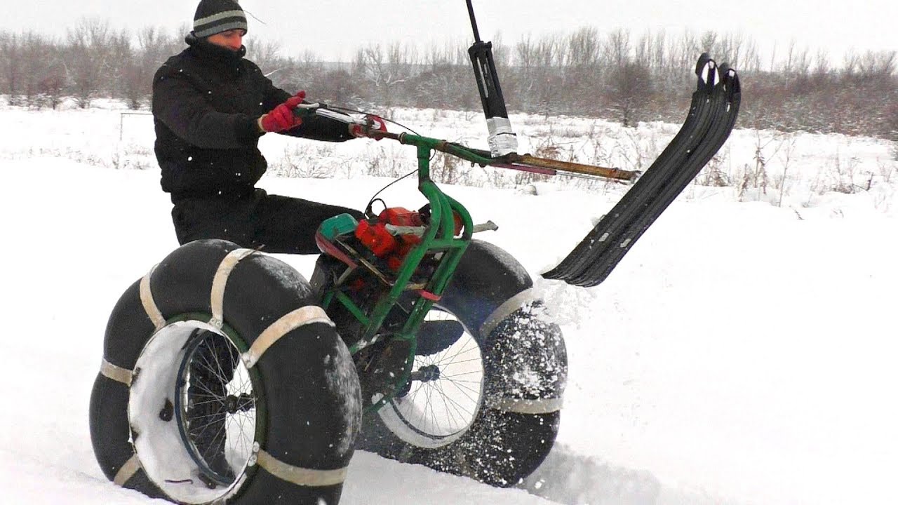 E-snowmobile vs Super ATV extreme snow test to find out who dominates!