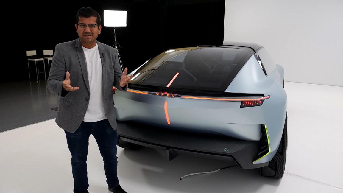 Opel experimental concept the future of Opel electric cars