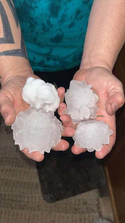 Photos: Severe weather hits Chicagoland with storm damage, golf-ball ...